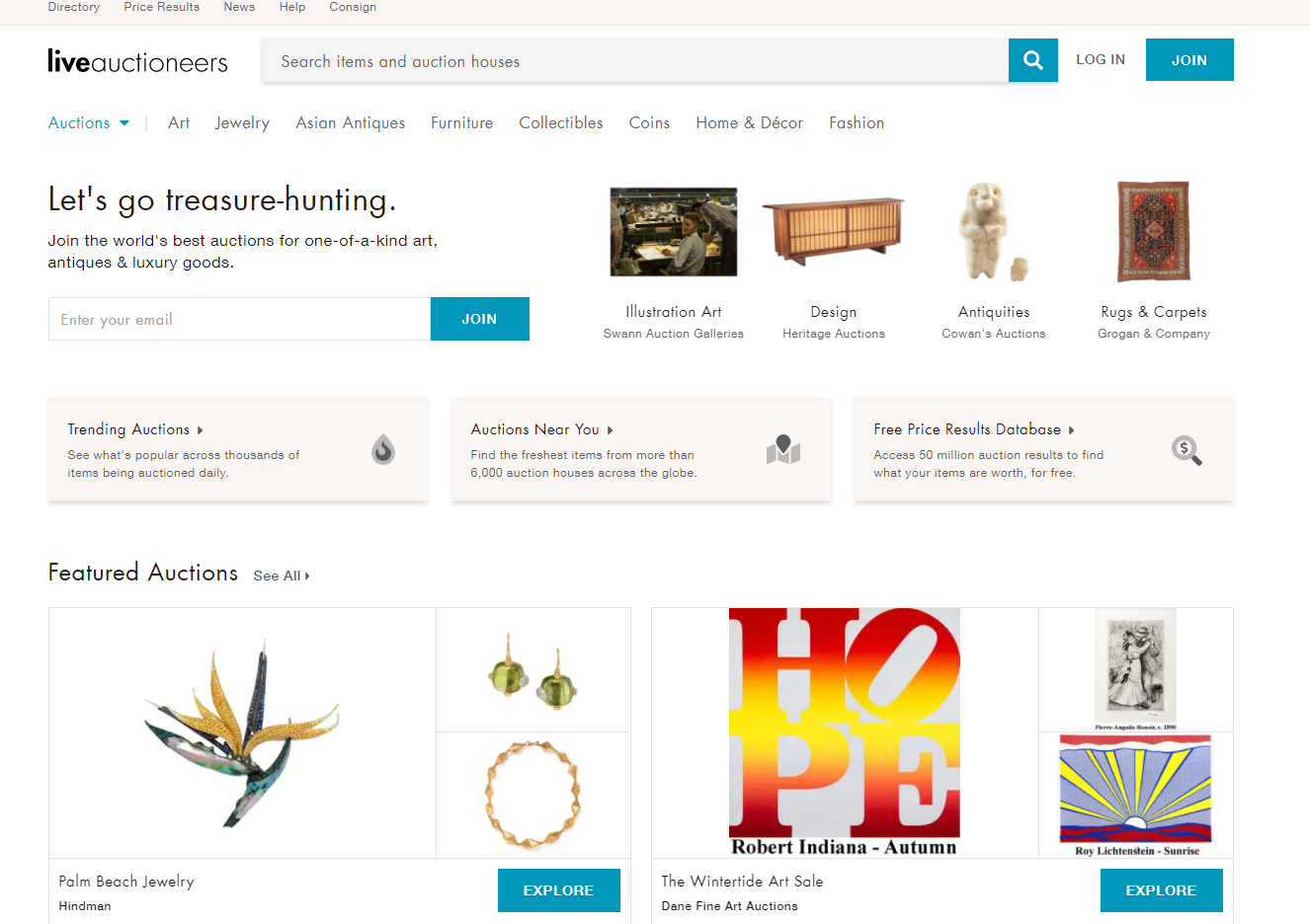 美国LiveAuctioneers月新增12万新买家！在线竞拍也疯狂