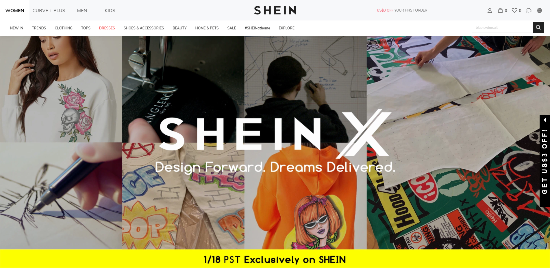 SHIEN 与新兴设计师合作，推出SHEIN X计划